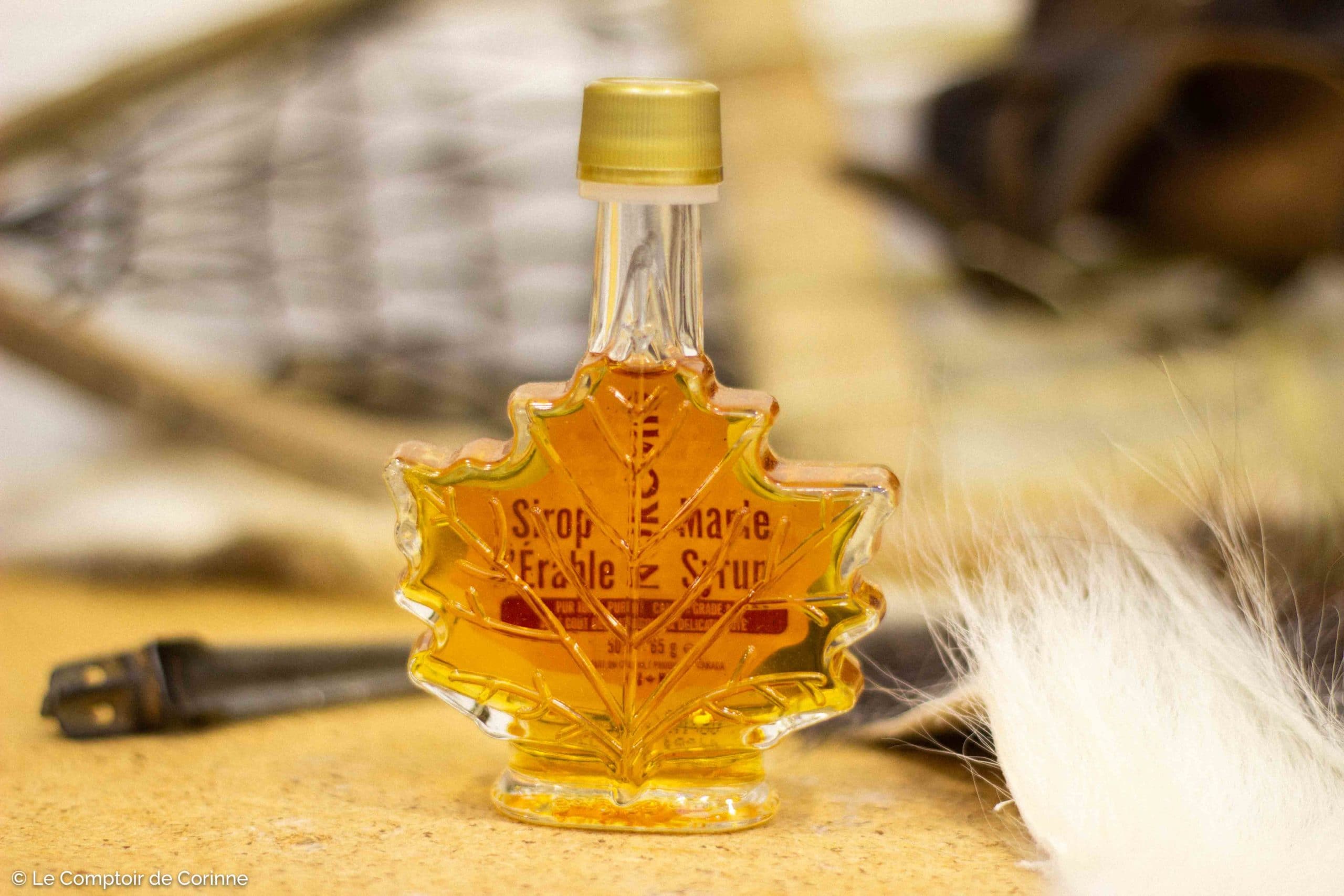 Sirop d’érable Bouteille feuille 50 ml | Le Comptoir de Corinne